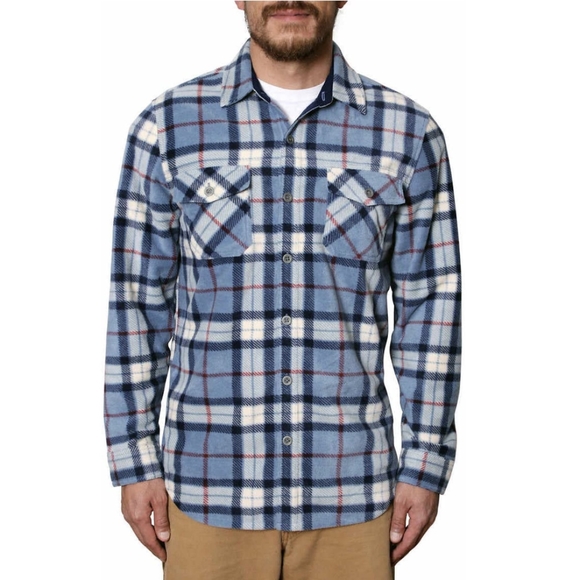 Shirts | Freedom Foundry Mens Plaid Fleece Shirt | Poshmark